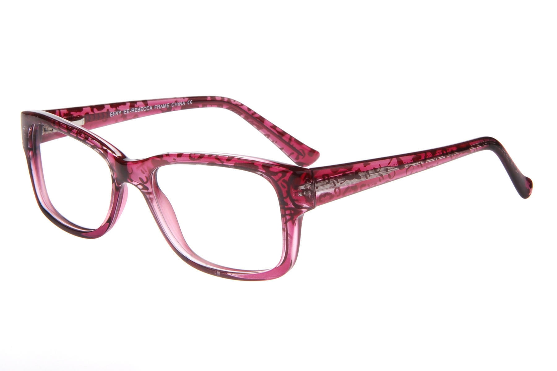NEW ENVY EYEWEAR Grape REBECCA Eyeglasses 57mm with Case - Walmart.com