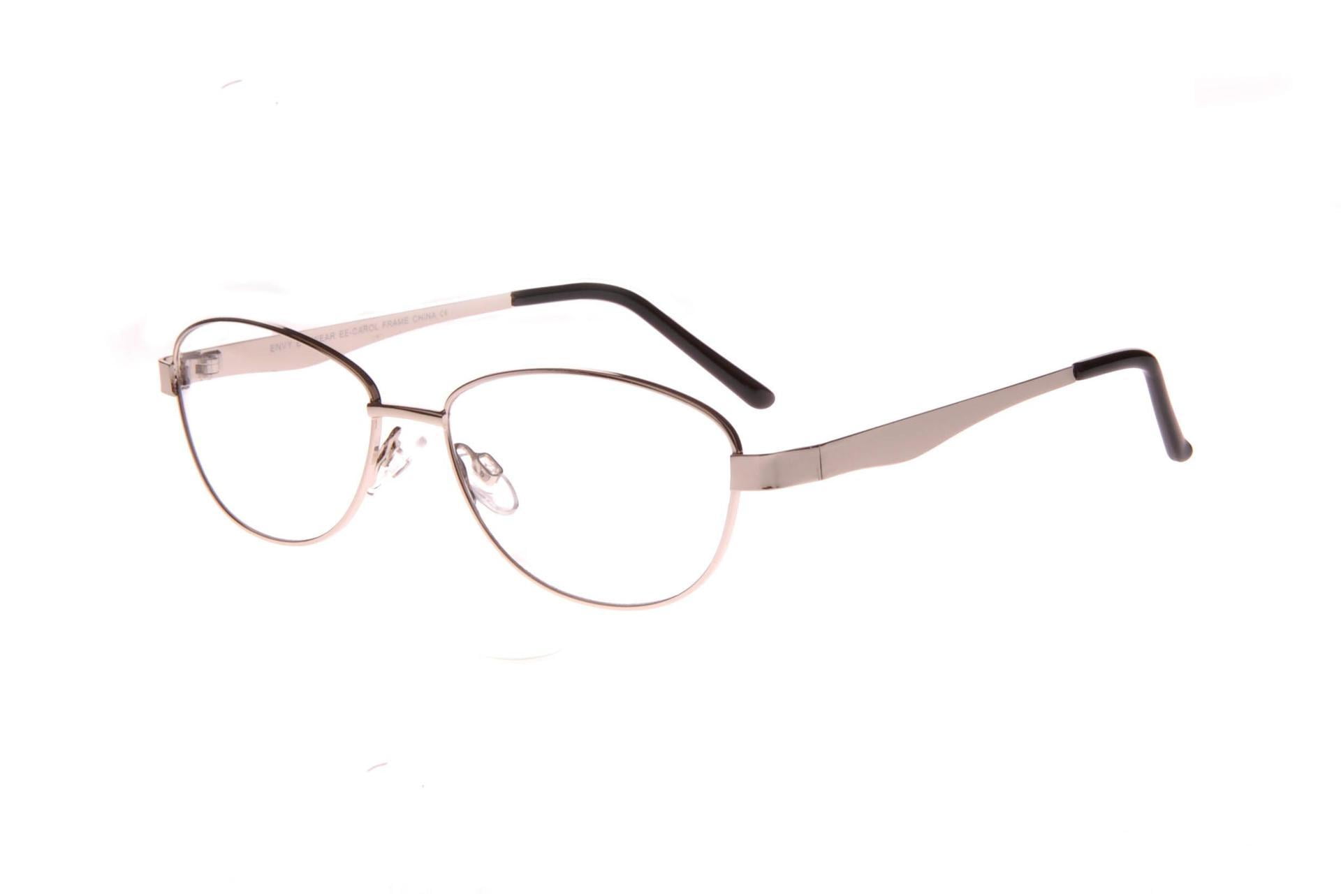 NEW ENVY EYEWEAR Silver CAROL Eyeglasses 53mm with Case - Walmart.com