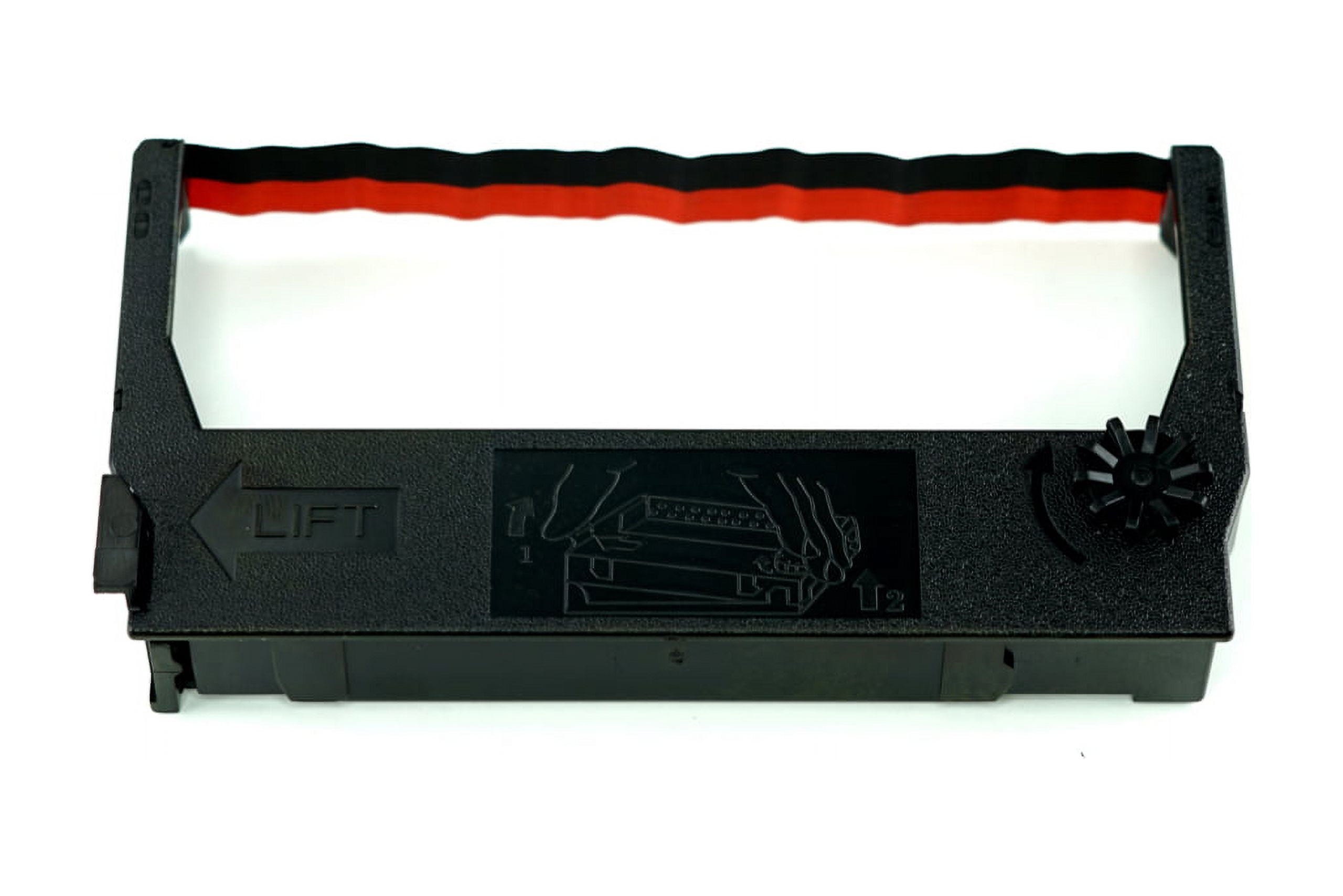 NEW EPSON ERC23 BLACK AND RED RIBBON; SUPERIOR REPLACEMENT RIBBON FOR ...