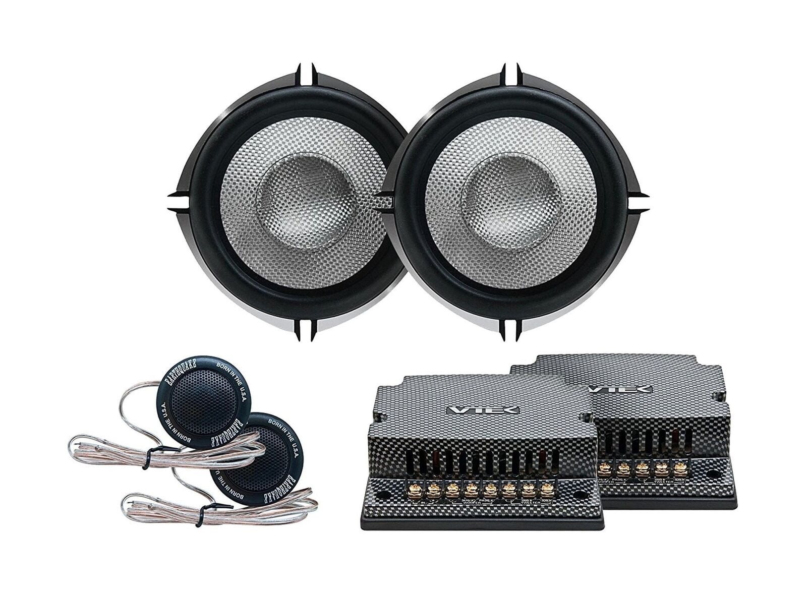 NEW Earthquake VTEK-MC5 VTEK 5.25" 125W RMS 2 Way Cast Frame Carbon ...
