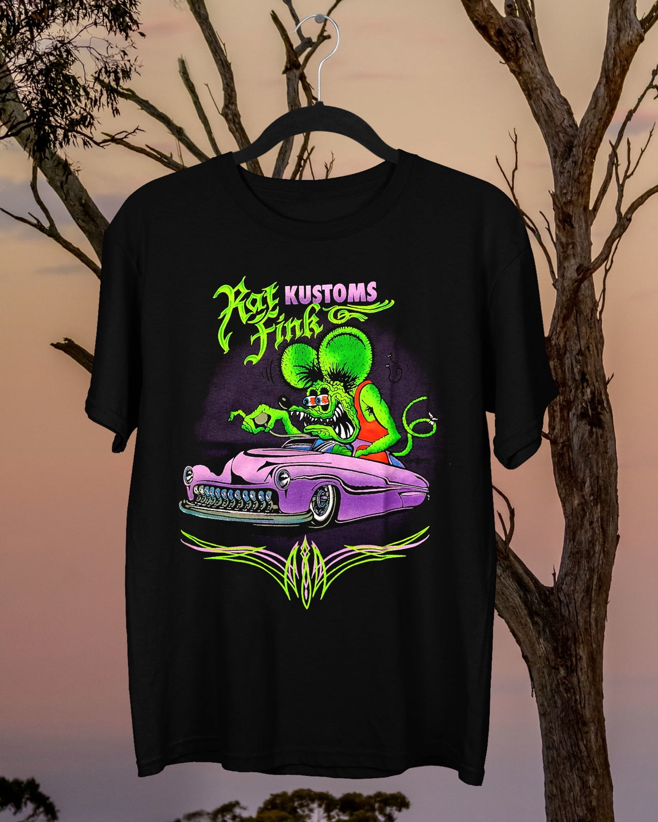 NEW Ed Roth Rat Fink Kustom Gift For Fan Black All Size Shirt TT626 ...