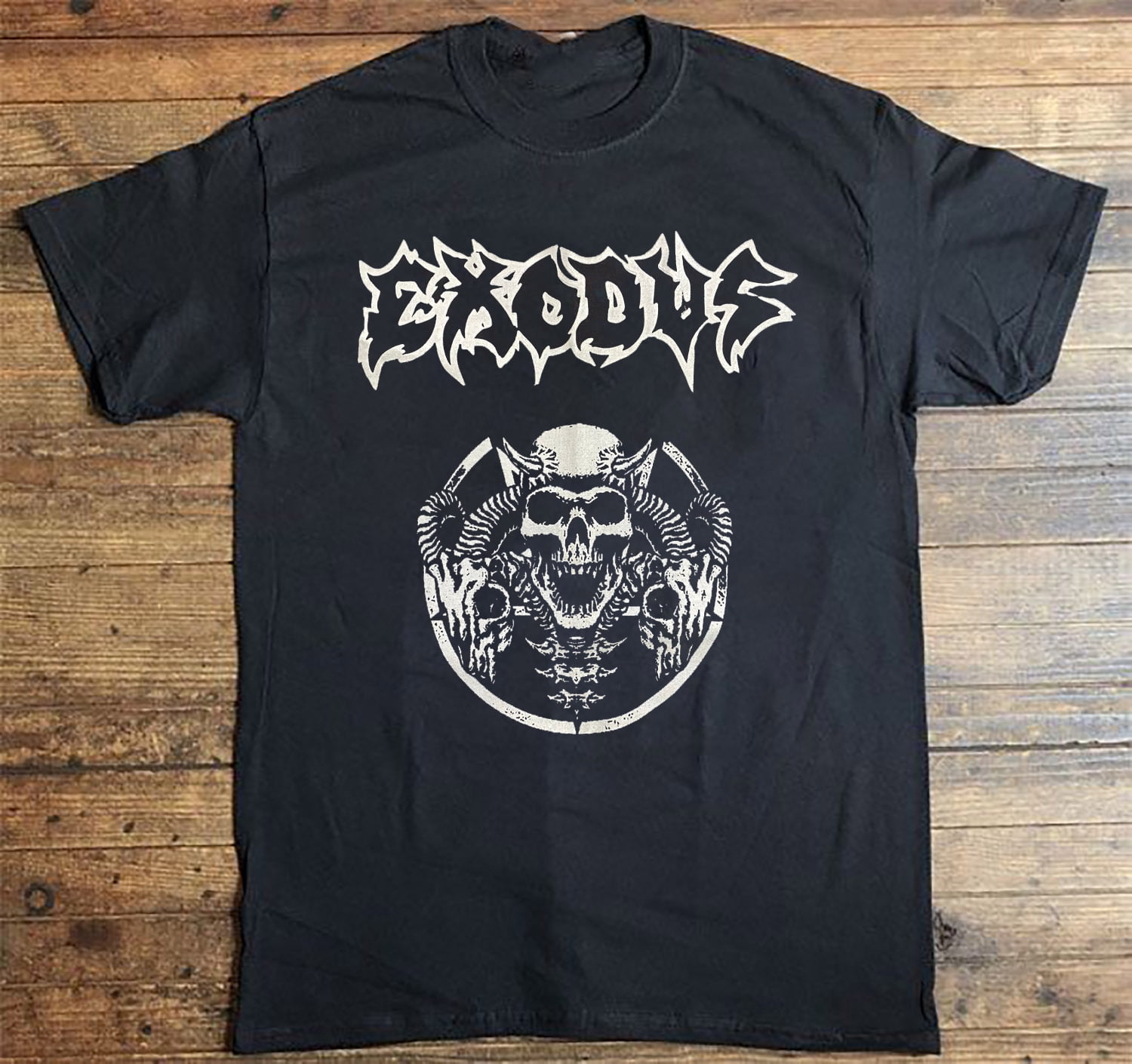 NEW Exodus Band Shirt Gift For Fan Rare Black All Size YA82 - Walmart.com