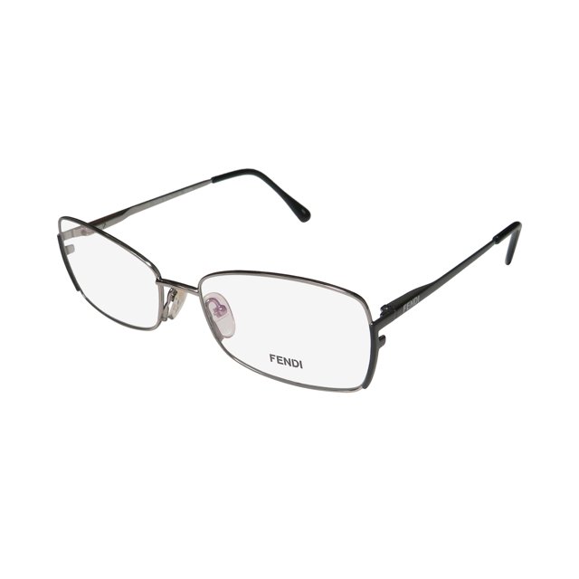 NEW FENDI 959 WOMENS/LADIES DESIGNER FULL-RIM SHINY NICKEL FRAME DEMO ...