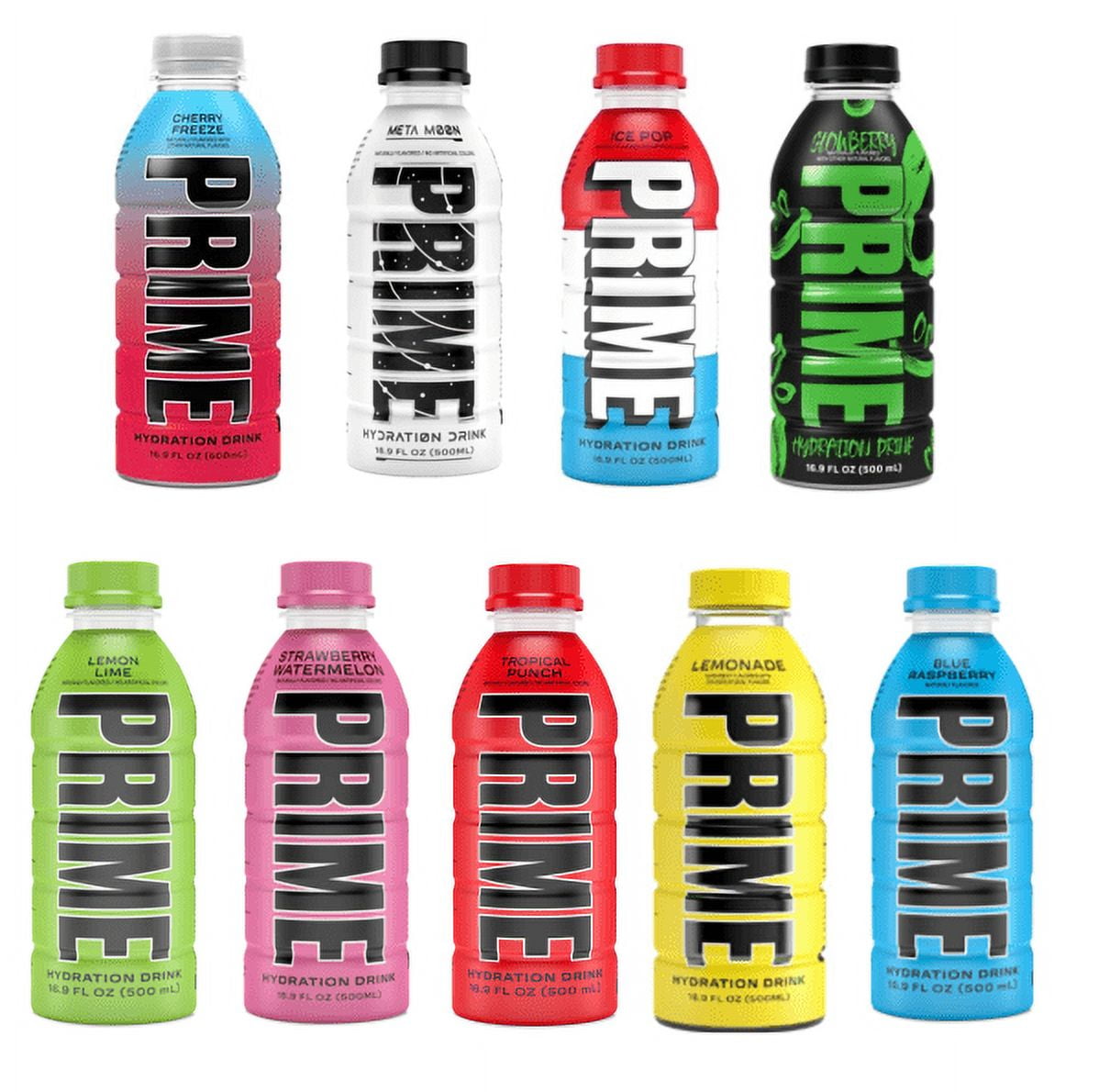 Prime Hydration Low Calories Sports Drink - Watermelon, Strawberry ...