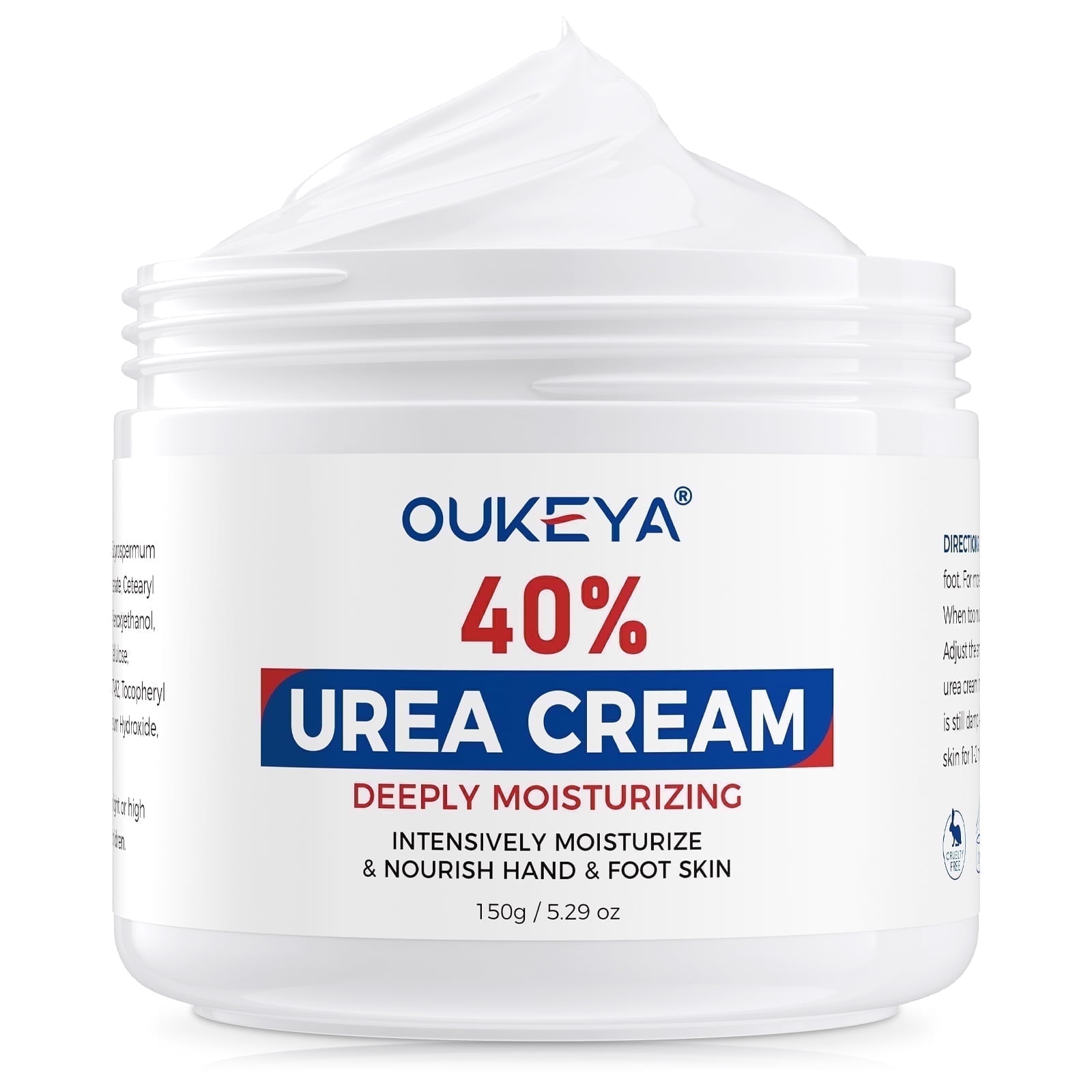 OUKEYA New Formula Urea Cream 40% for Softening Dry, Cracked Feet, 5.29 oz - Walmart.com