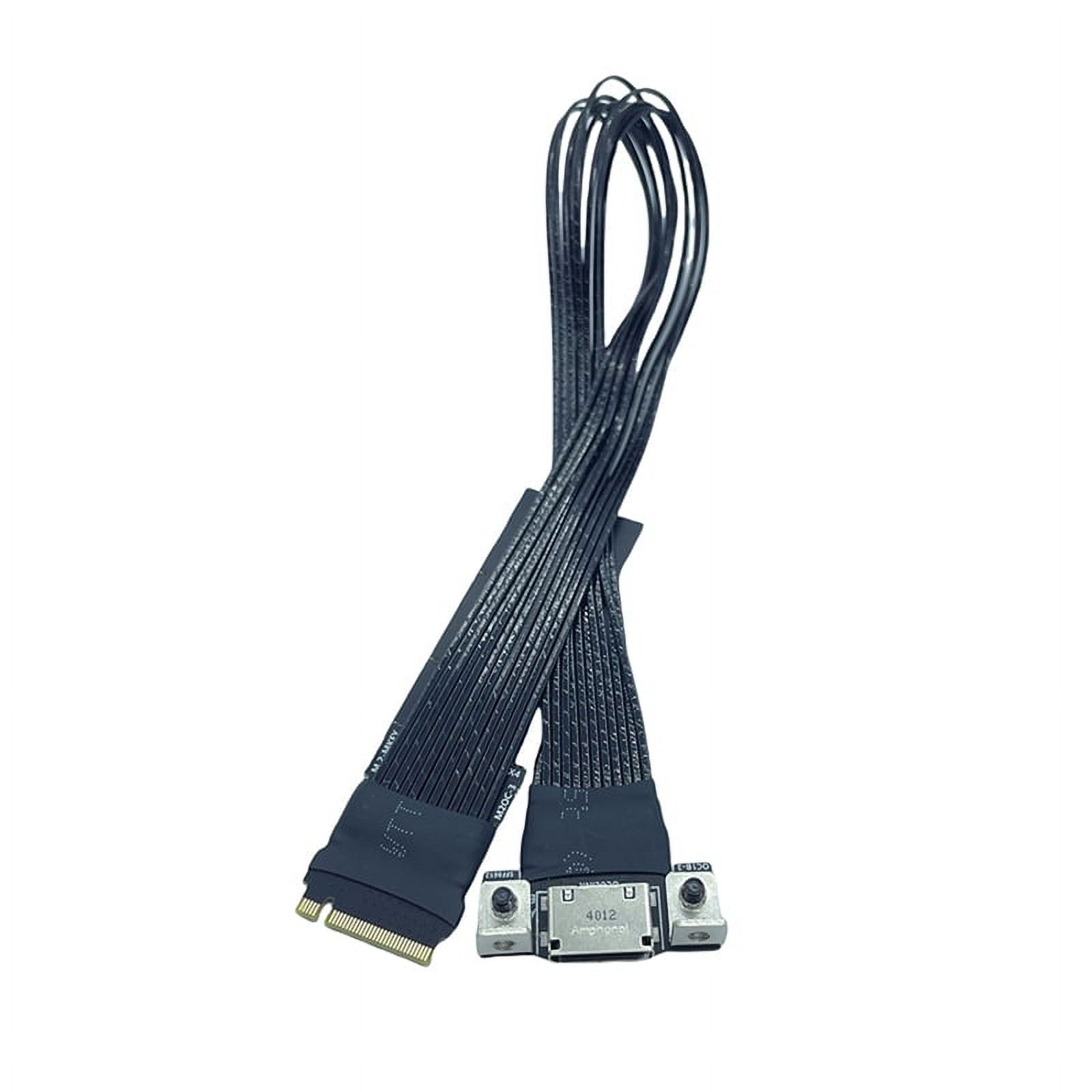 NEW For M.2 to Oculink 4i Extension Cable Desktop M2 Mkey NVME SFF8611 ...