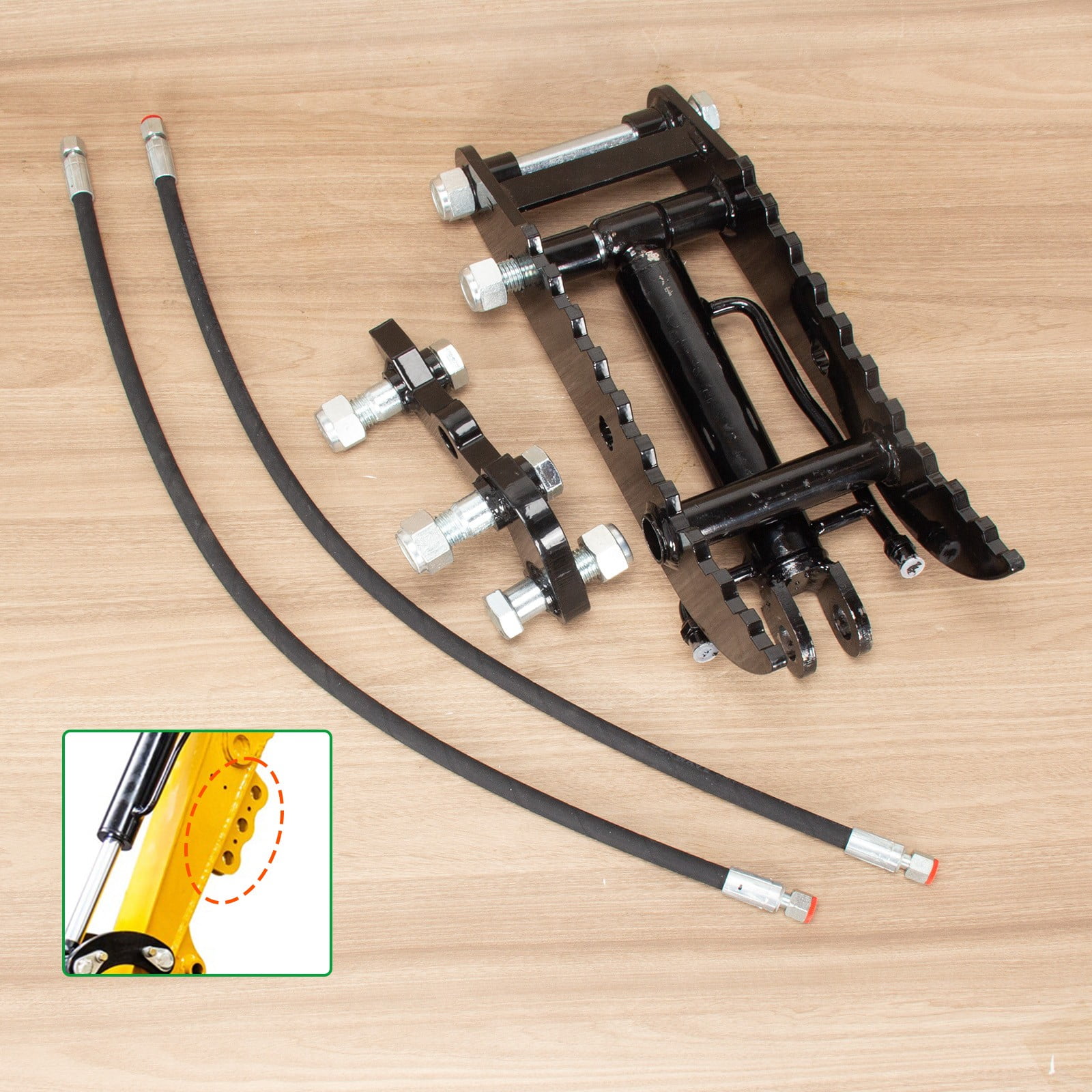 NEW For Mini Excavators Small Digger Attachment Kit Hydraulic Thumb ...