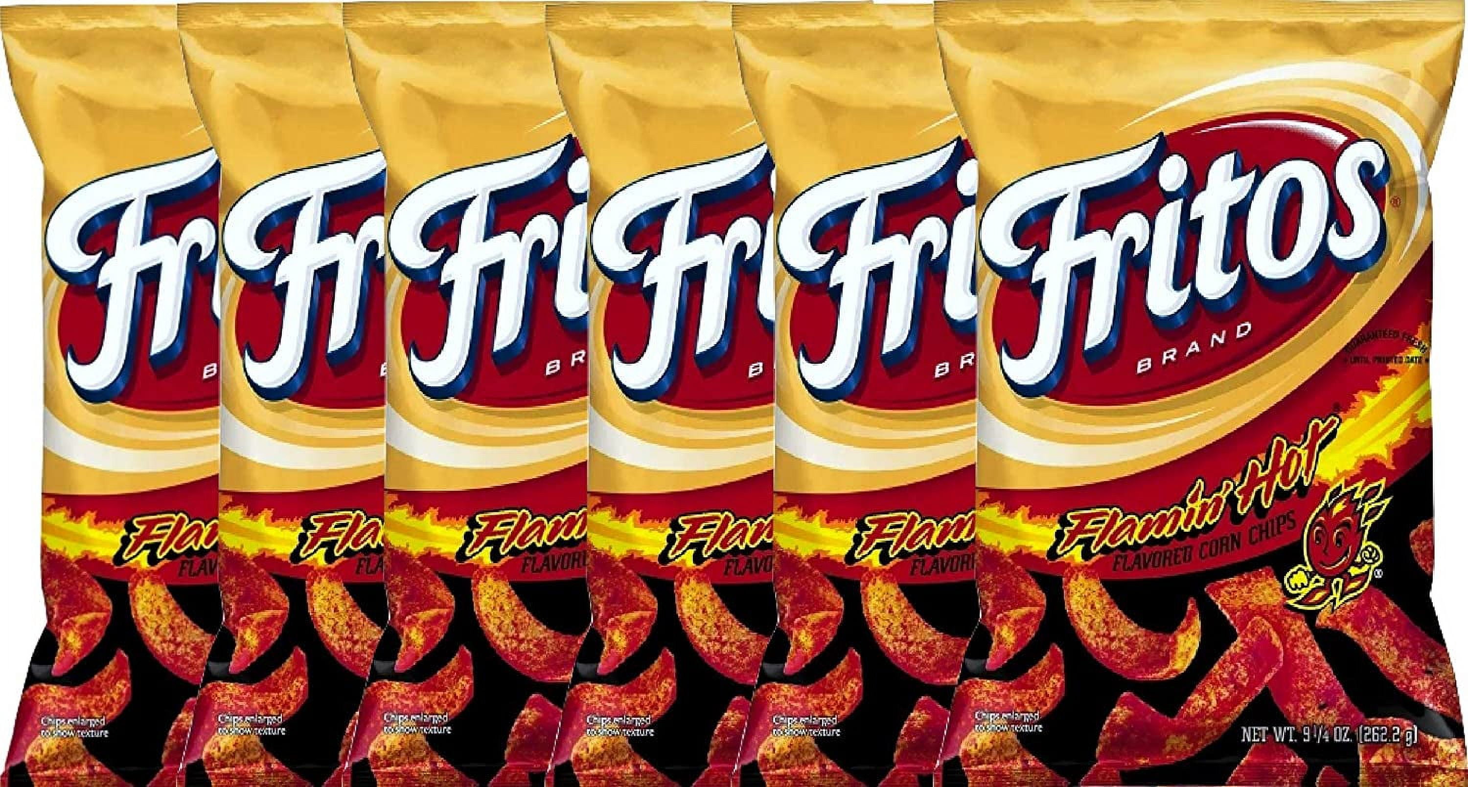 New Fritos Flamin Hot Flavored Corn Chips 9 25oz 6