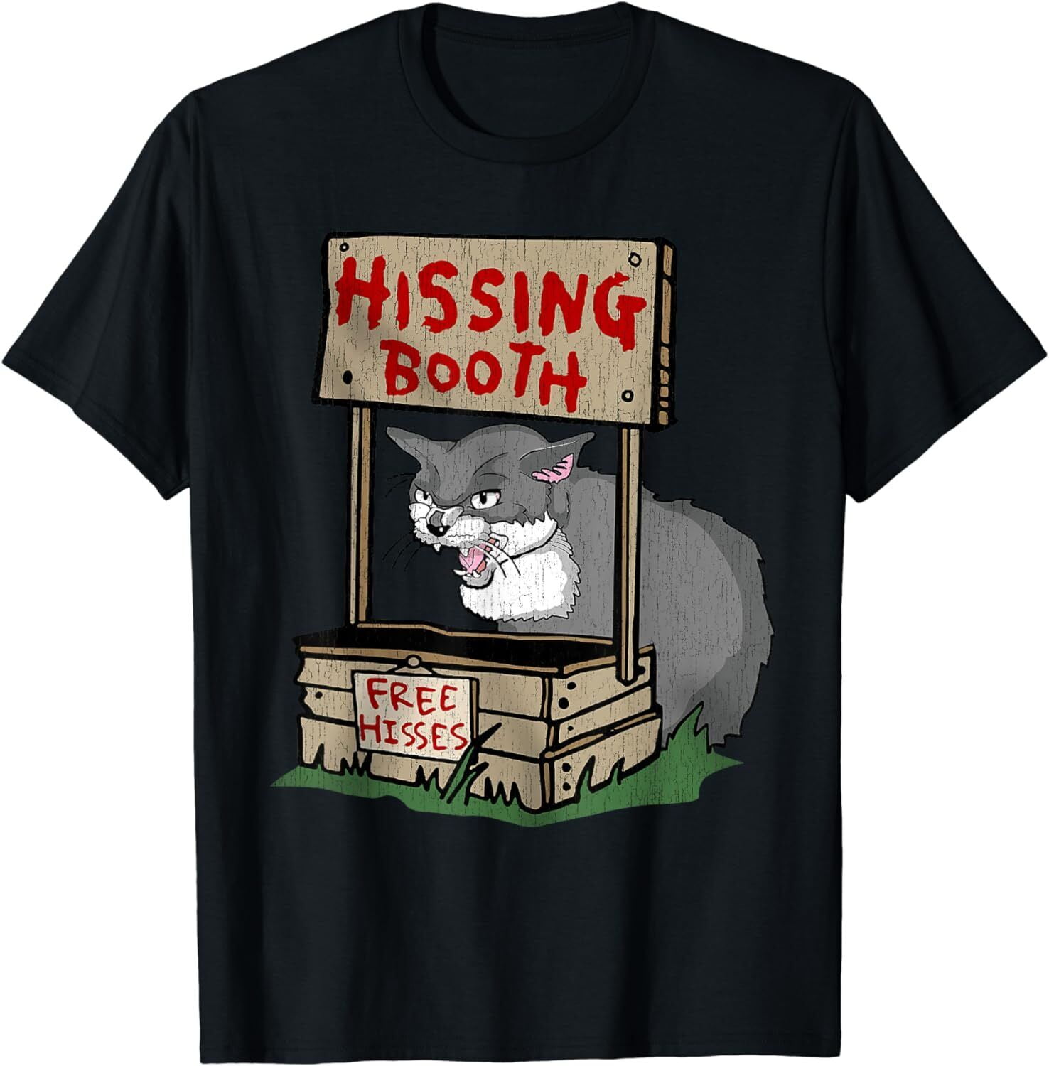 NEW Funny Angry Cat Memes Hissing Booth Free Hisses Kitten Lover T ...