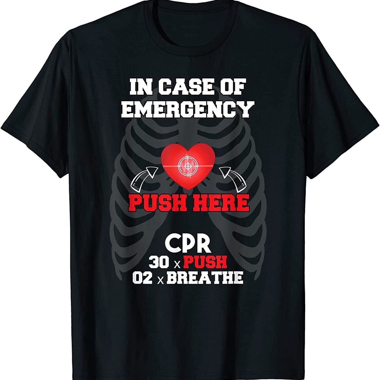 NEW! Funny Cpr Instructor First Aid Nurses CPR Instructor T-Shirt ...