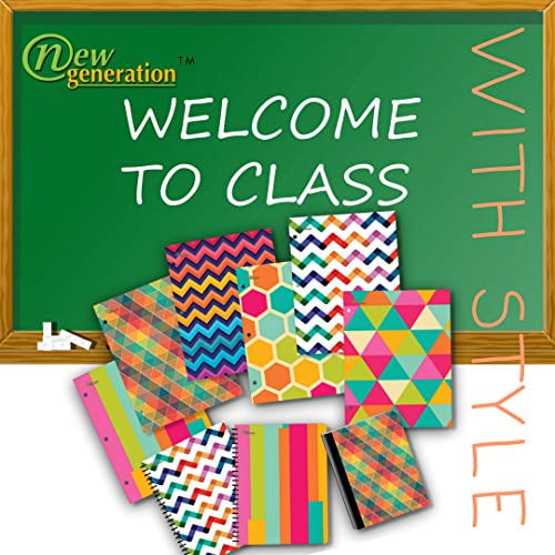 NEW GENERATION – Chevron - School Supplies 2-Pocket Folder Value Pack ...