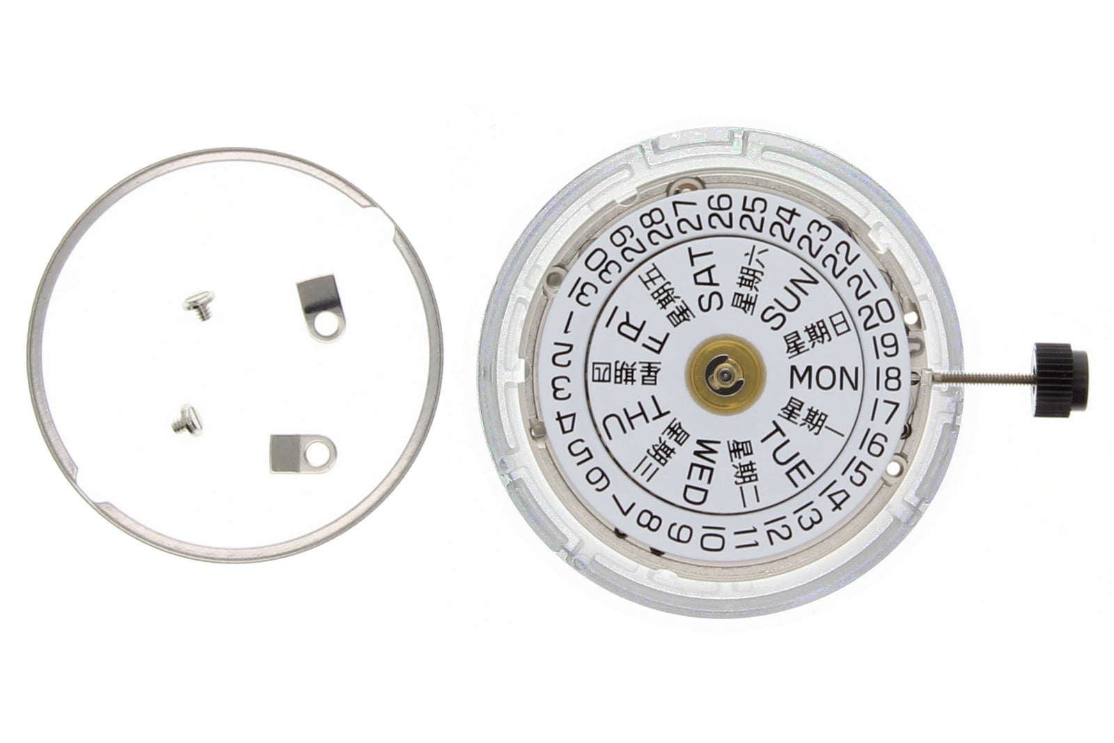 NEW GENUINE FOR ETA 2836-2 WATCH MOVEMENT 25 JEWEL AUTOMATIC DAY DATE ...