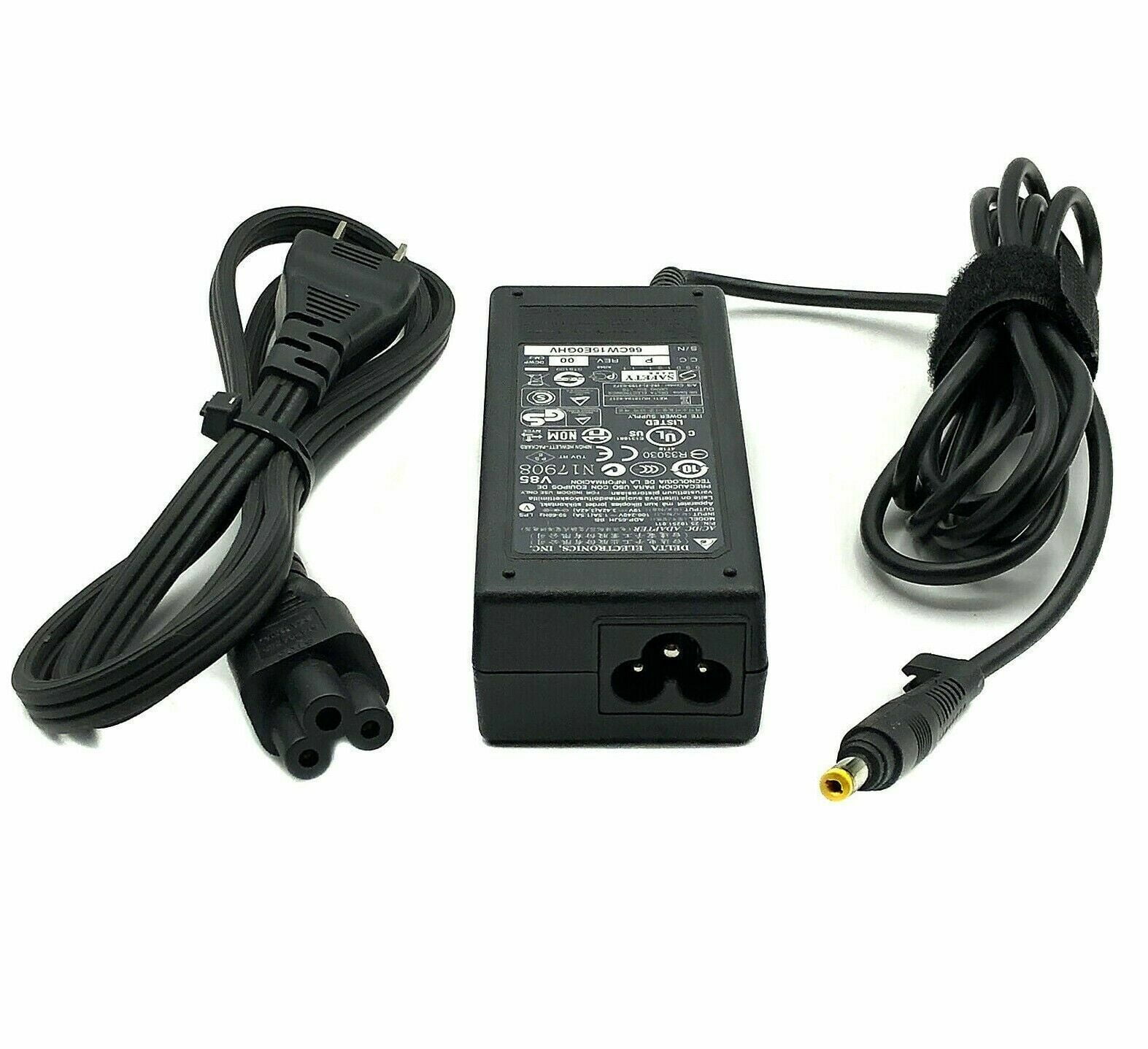 NEW Genuine Delta ADP-65JH BB AC Adapter 19V 3.42A Battery Charger w/PC OEM - Walmart.com
