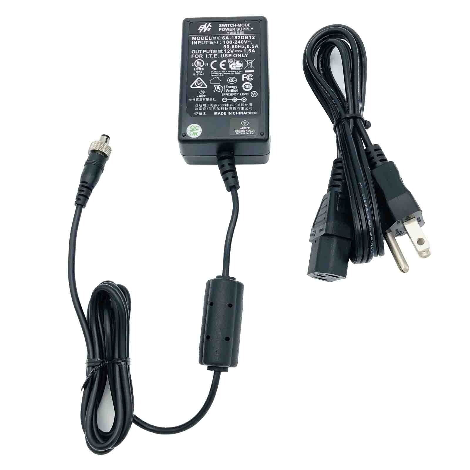 NEW Genuine ENG 6A-182DB12 Switch-Mode Power Supply AC/DC Adapter 12V 1 ...