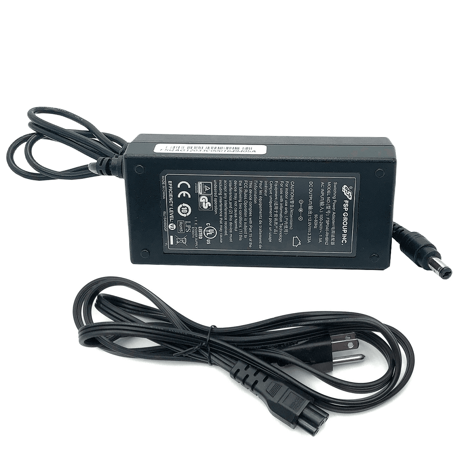 NEW Genuine FSP FSP040-RHBN2 AC/DC Power Supply Adapter 12V 3.33A 40W OEM w/PC - Walmart.com