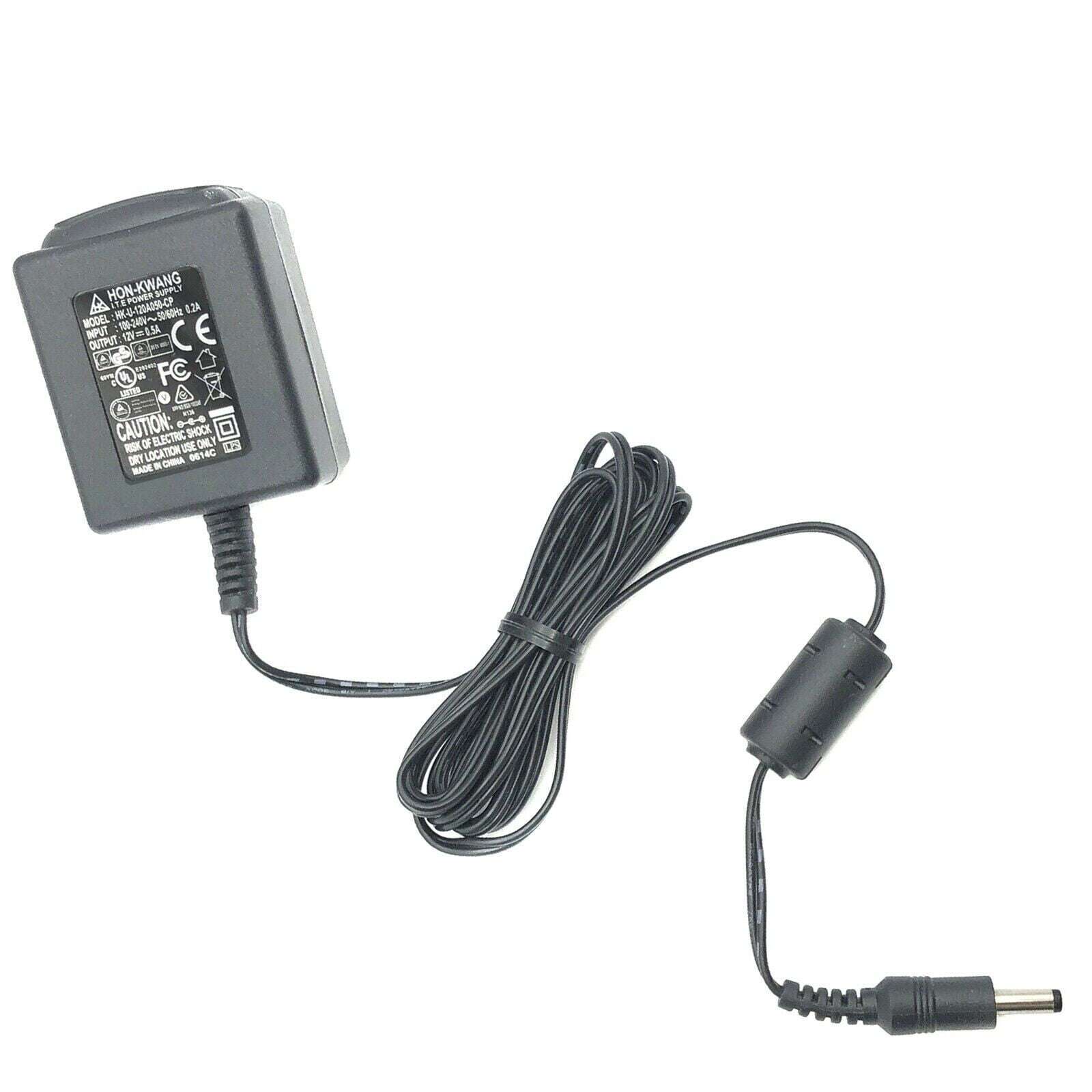 NEW Genuine HON-KWANG AC Adapter HK-U-120A050-CP 12V 0.5A 500mA Power ...