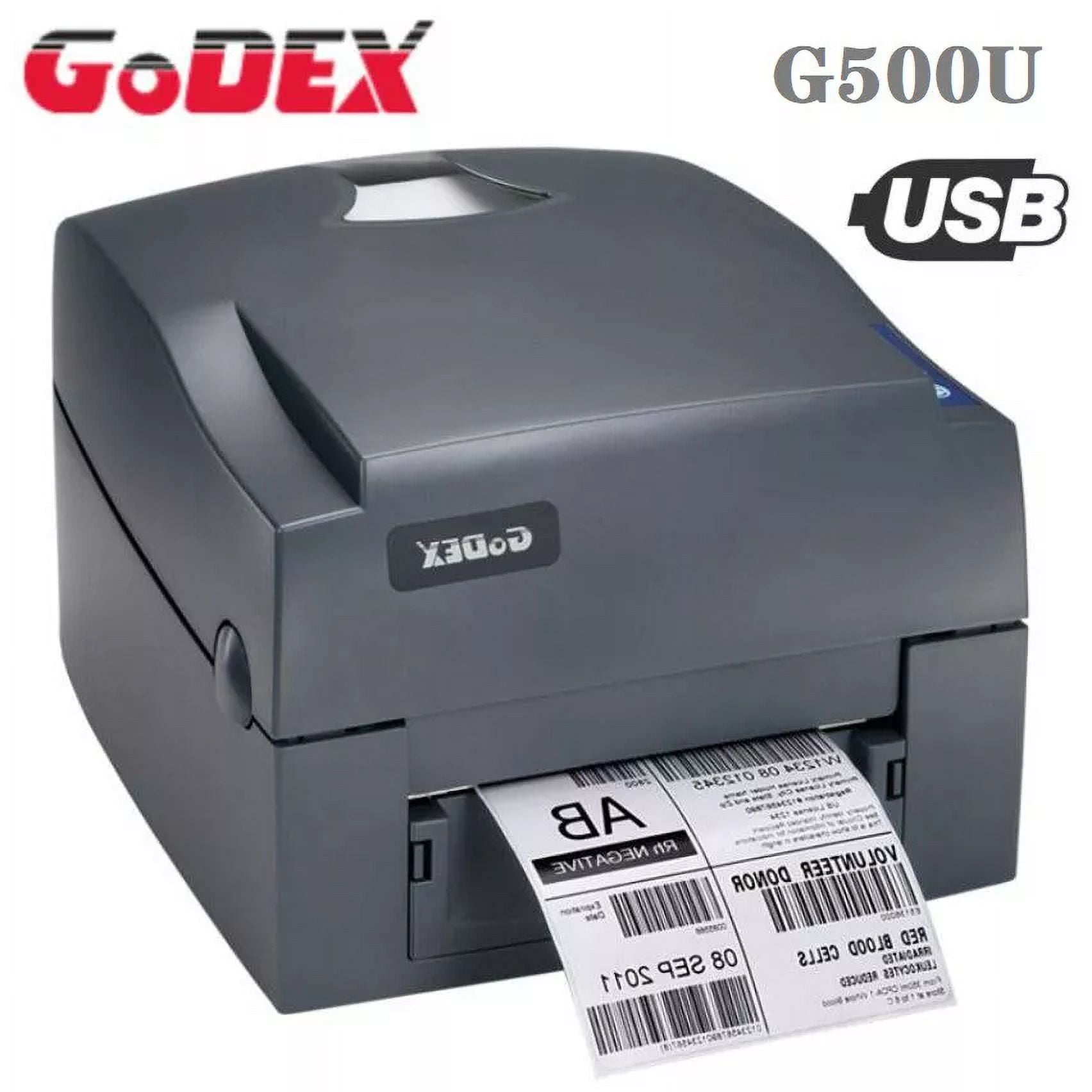NEW Godex G500u Water Label Printer USB 300dpi Thermal Label Barcode ...