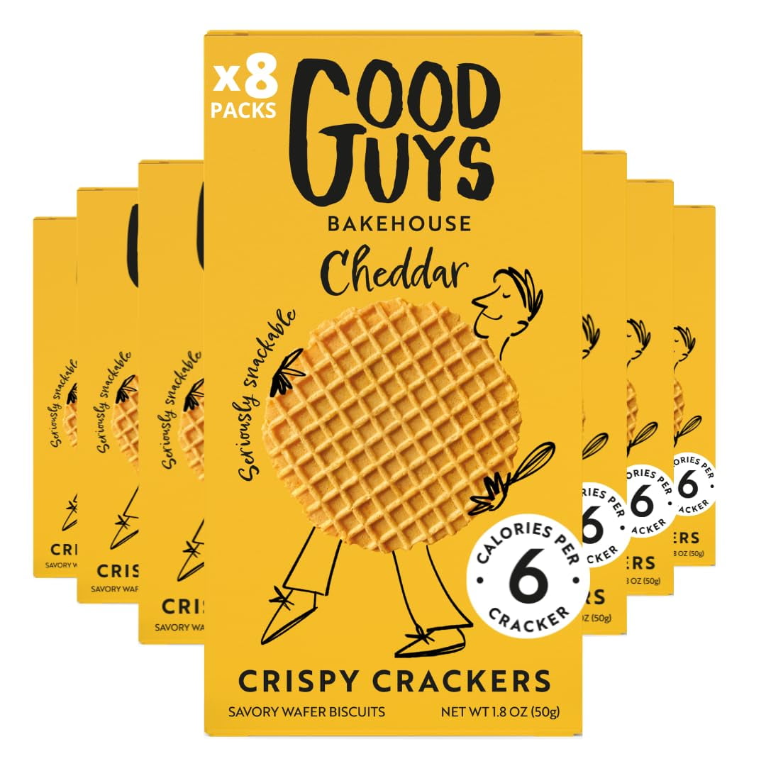 NEW! Good Guys Cheddar Crackers MDA05 | Low Calorie Snacks |Tasty ...