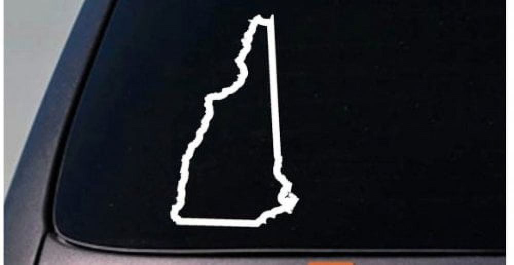 NEW HAMPSHIRE state 6" sticker decal car truck window college football ...
