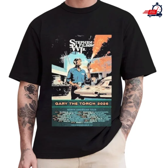 NEW HOT Stephen Wilson Jr Gary The Torch 2026 T-Shirt - Walmart.com