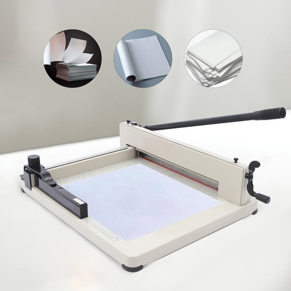 NEW Heavy Duty Guillotine Paper Cutter - 17" Commercial Metal Base A3 ...