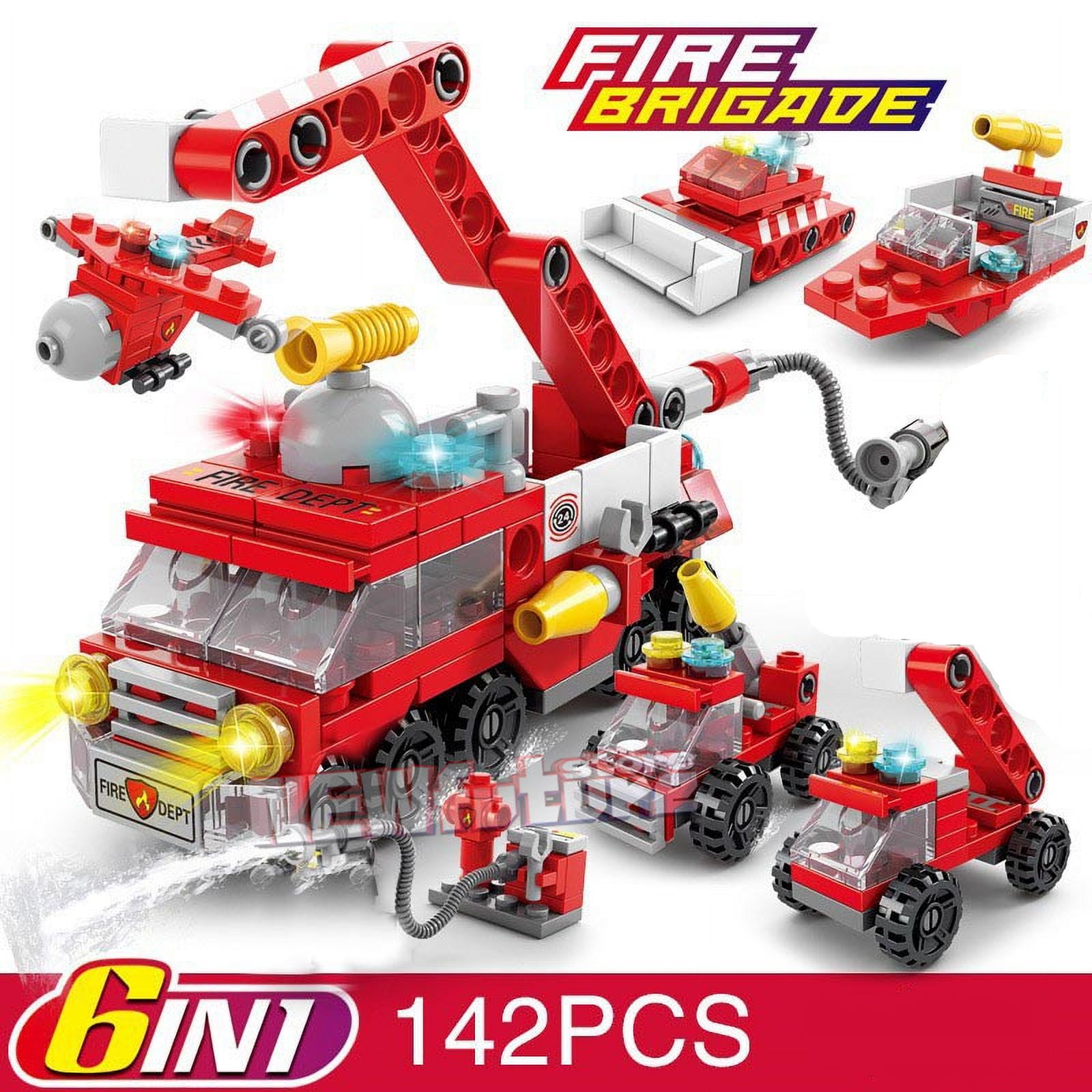 NEW Heavy Engineering Cement Mixer Fire Engine Mini Loader Truck Police ...