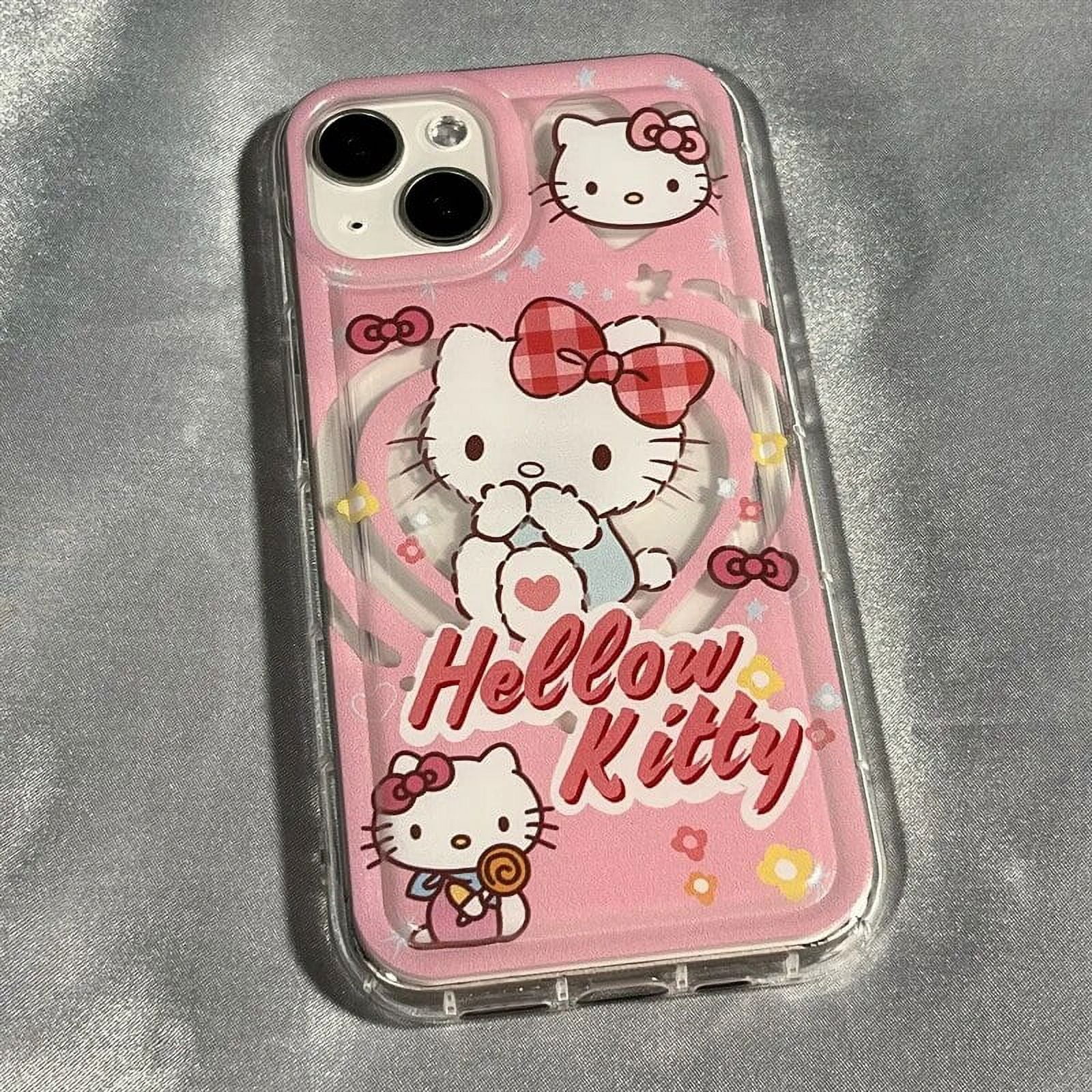 NEW Hello Kitty Air Cushion Phone Case For Iphone 15 14 13 Pro Max Kuromi Cute 11 12 Pro 7 8 ...