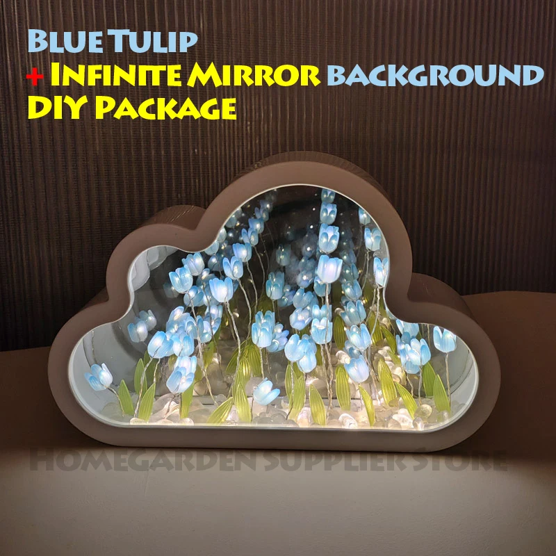 NEW Hidden Tulip Infinite Reflection Table Creative Ornament Two Way ...