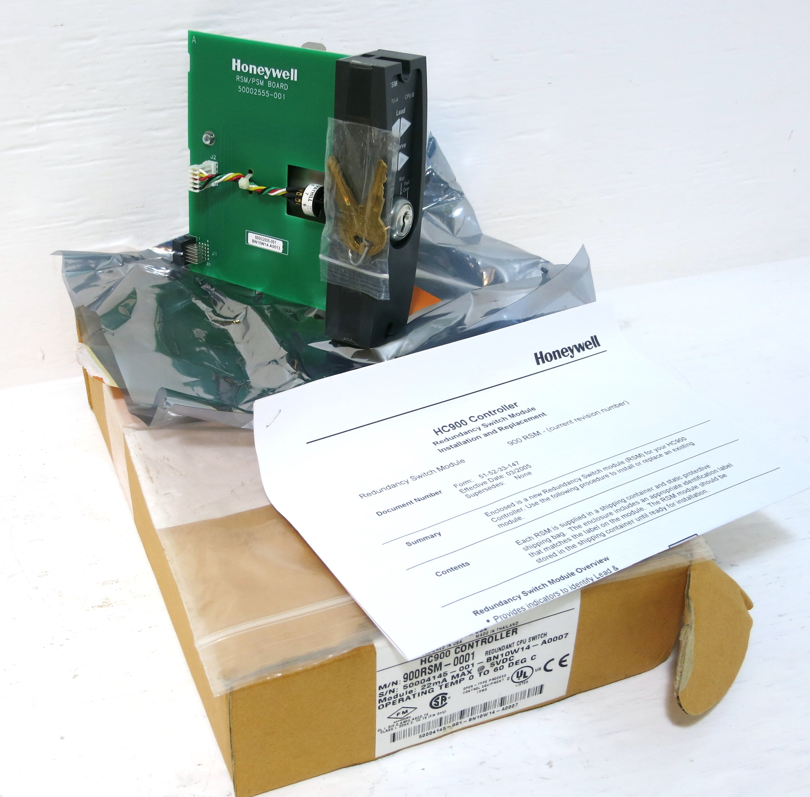 NEW Honeywell 900RSM-0001 HC900 Controller Redundant CPU Switch Module ...