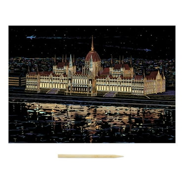 Melissa & Doug Scratch Art Scratch Magic Frames - 6 Color-Reveal Frames ...