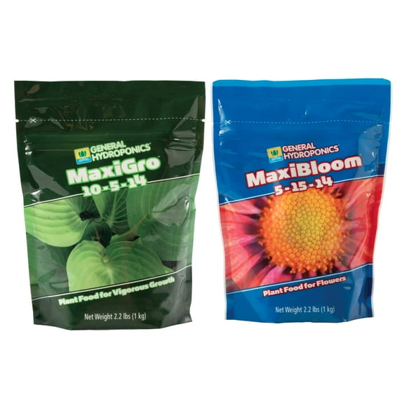 NEW Hydroponics Set of MaxiBloom for Flowering & MaxiGro for Vegetable ...