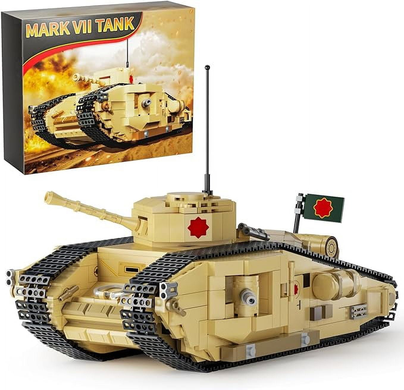 NEW Indianaed Jone WW2 Mark VIII Tank Building Set for Boys 8-14, WW2 ...