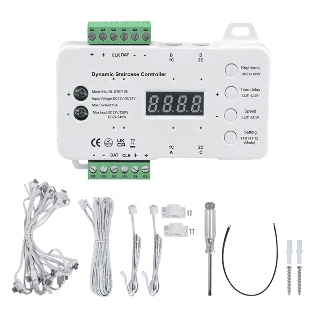 NEW Induction Controller Automatic Staircase Light Step Lighting ...