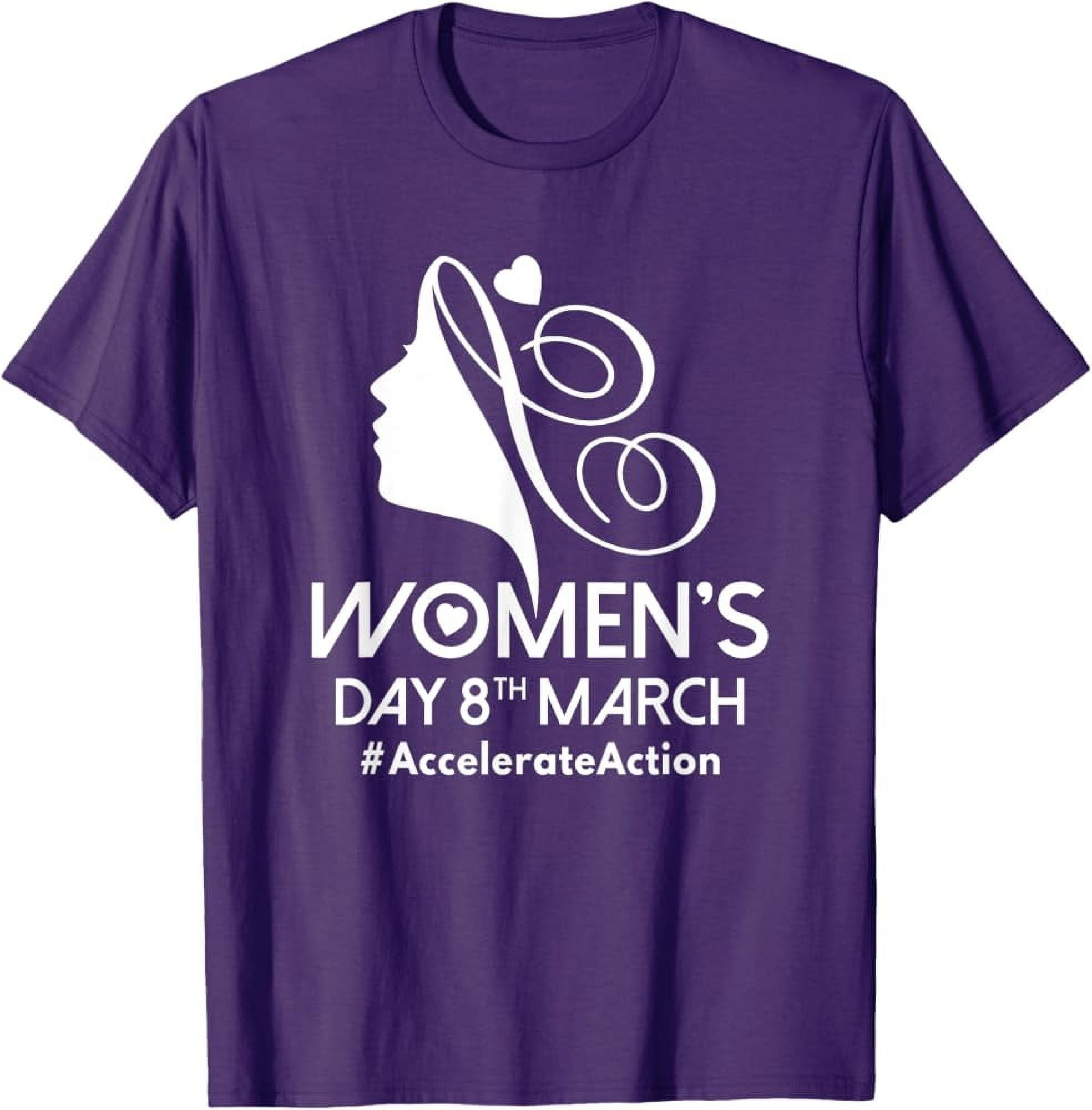 NEW!!! International Women's Day 2025 8 March Accelerate Action T-Shirt ...