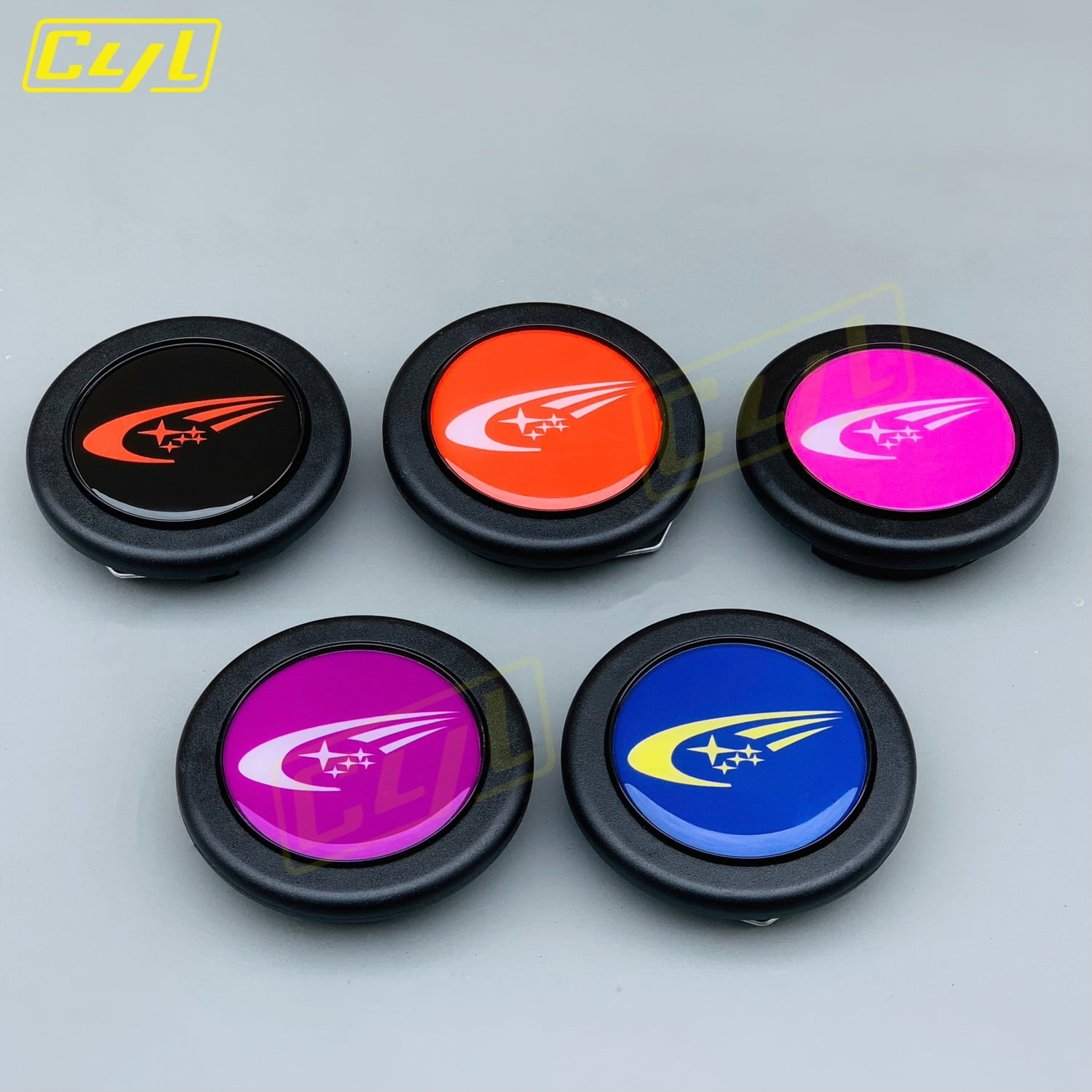 NEW JDM Universal Steering Wheel Horn Button 60mm Horn Center Cap ...