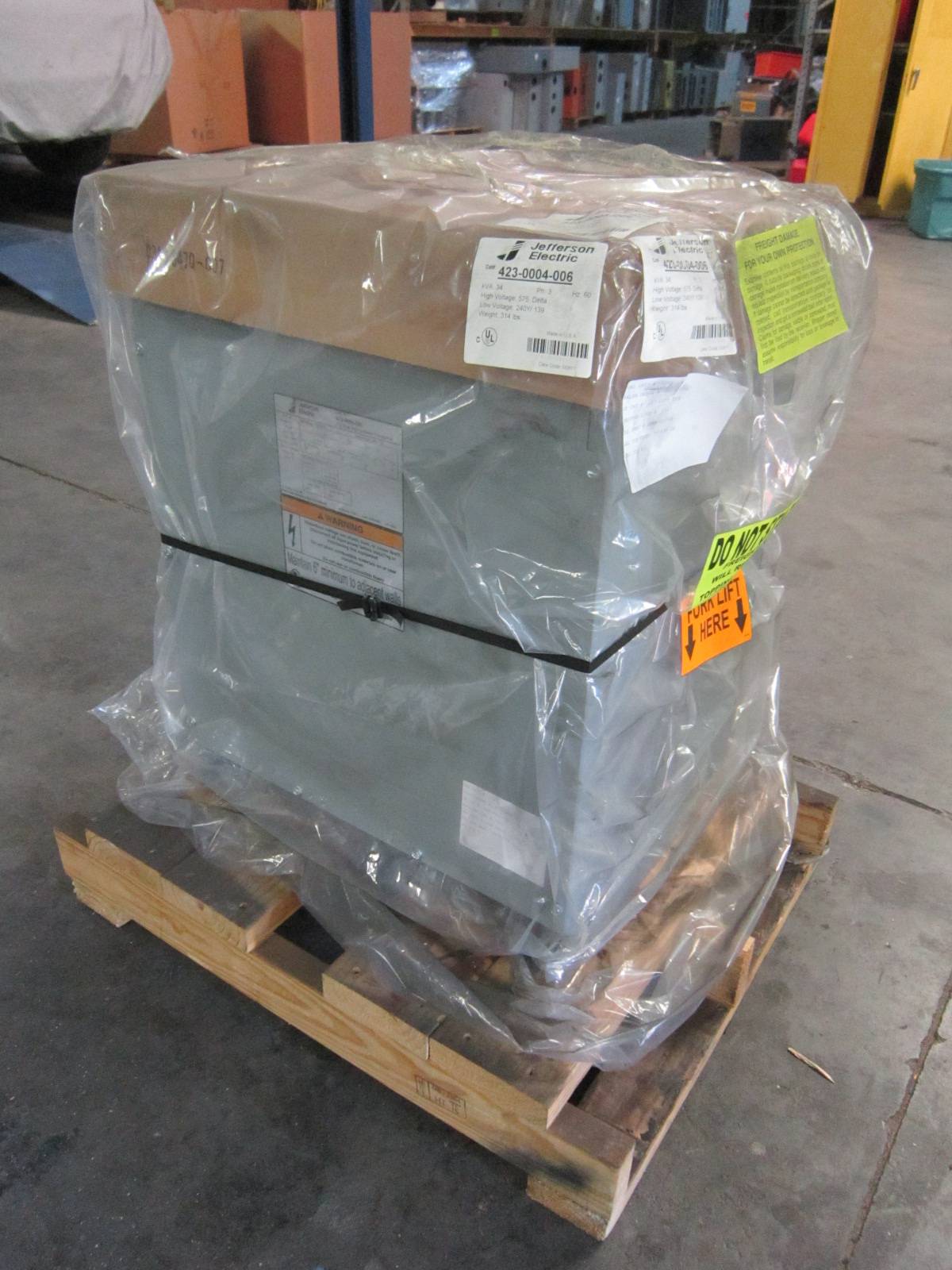 NEW Jefferson 34 kVA 575 Delta 240Y/139 423-0004-006 Drive Isolation ...