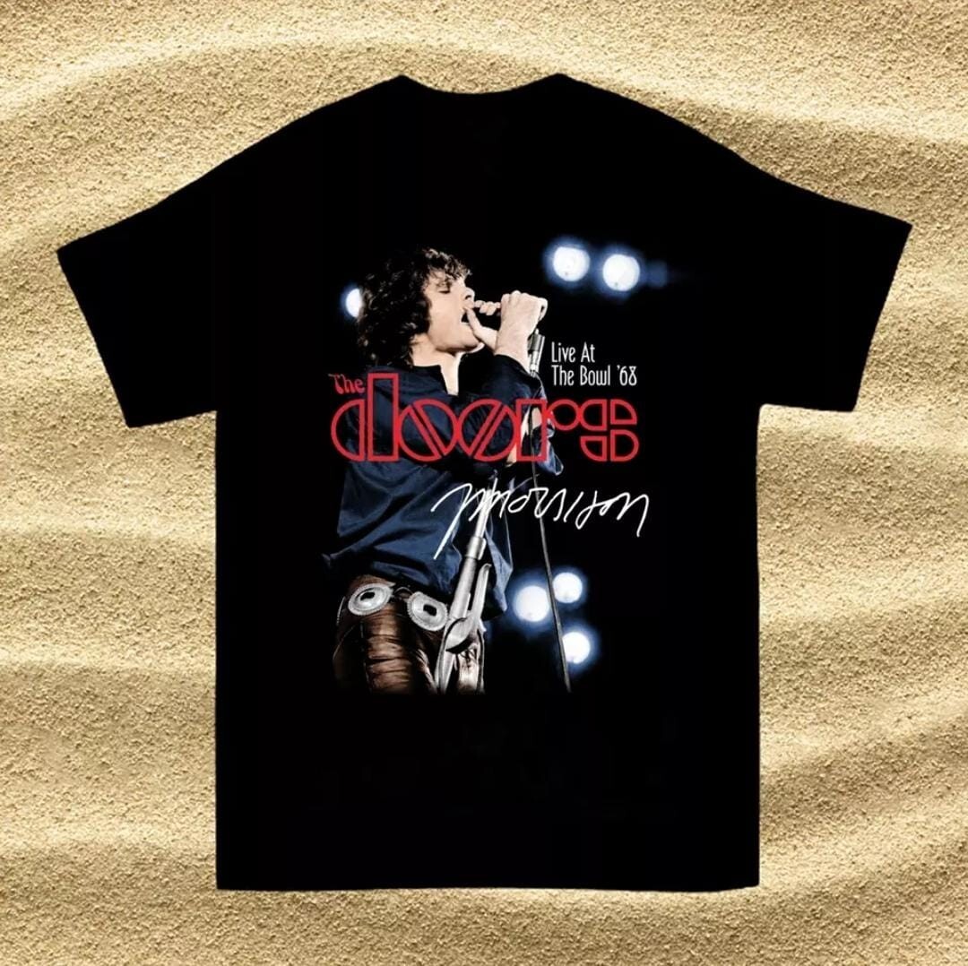 NEW Jim Morrison The Doors Band Gift For Fan Black All Size Men ...