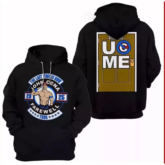 NEW!! John Cena 'Last Time Is Now' Farewell 2025 Tour Hoodie. - Walmart.com