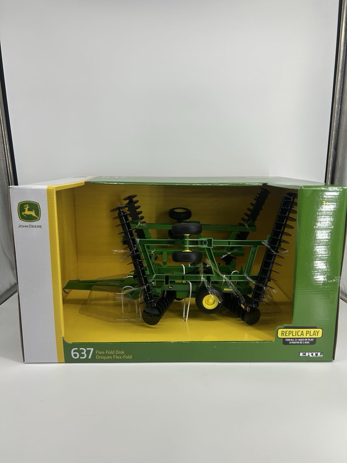 NEW John Deere ERTL 1/16 637 Flex Fold Disk Die Cast Replica - LP86769 ...