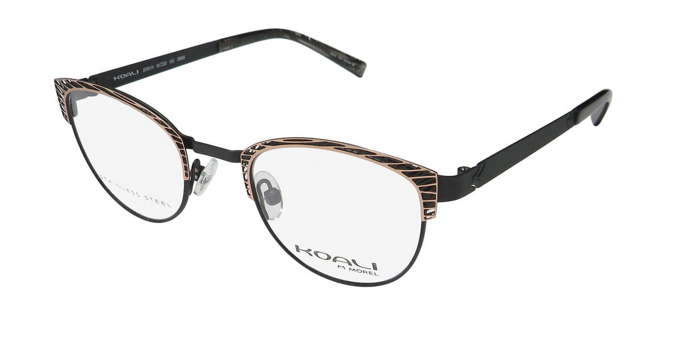 NEW KOALI 20001K WOMENS/LADIES CAT EYE FULL-RIM GOLD / BLACK CAT EYE ...