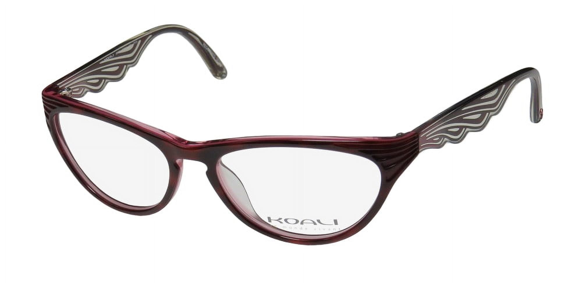NEW KOALI 6945K WOMENS/LADIES CAT EYE FULL-RIM BURGUNDY / RASPBERRY ...
