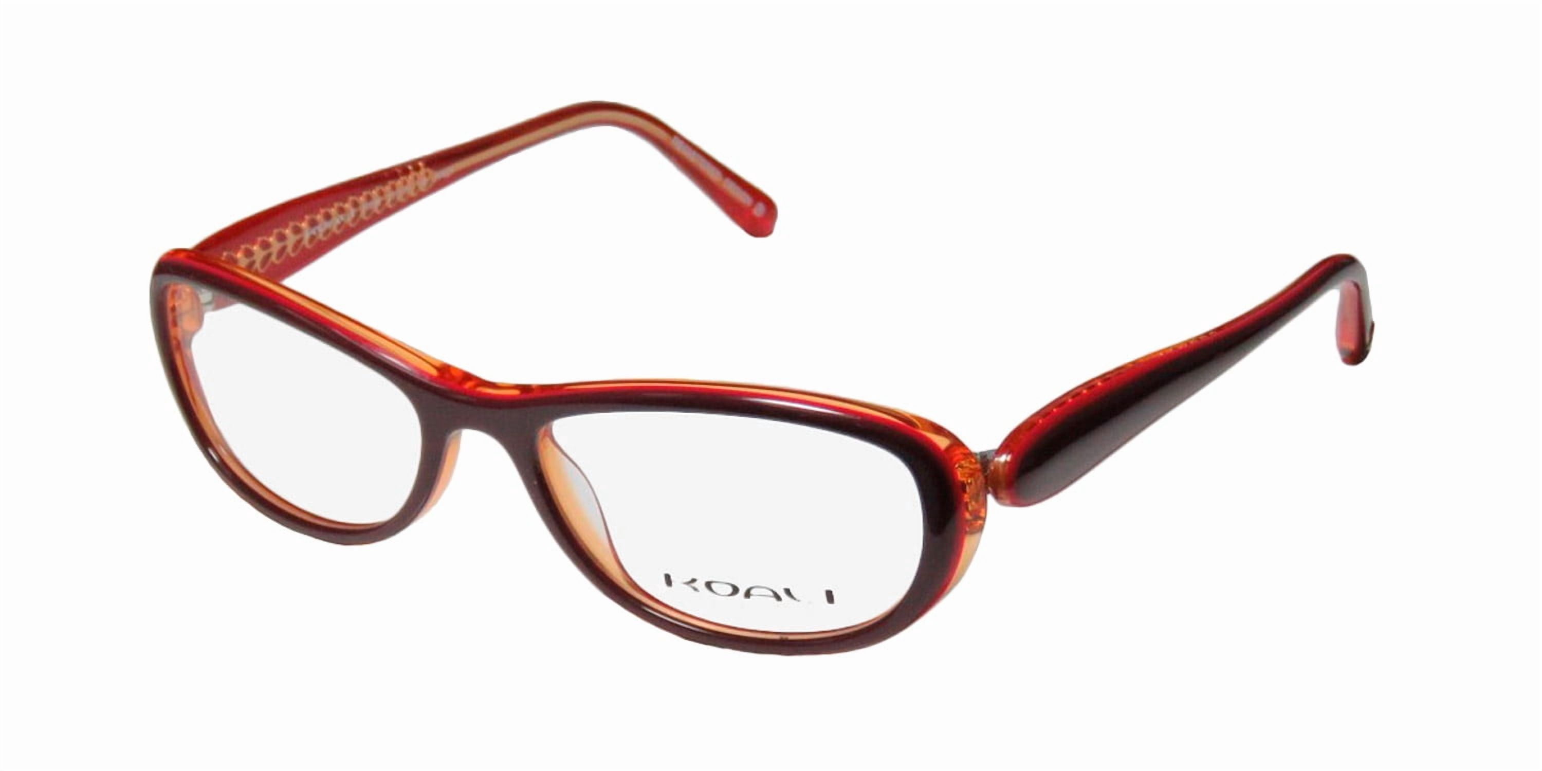 NEW KOALI 7183K WOMENS/LADIES DESIGNER FULL-RIM PLUM / TRANSPARENT ...