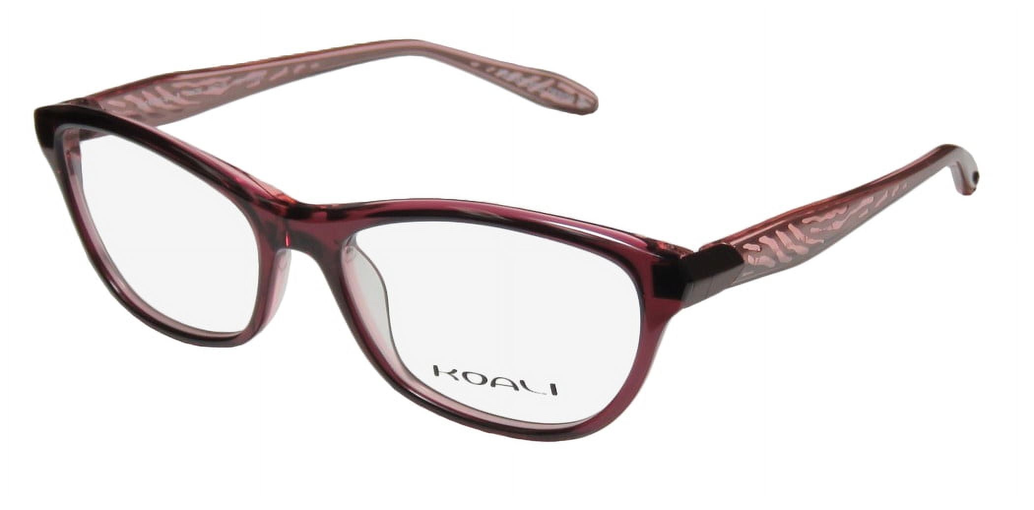 NEW KOALI 7447K WOMENS/LADIES DESIGNER FULL-RIM MAUVE / TRANSPARENT ...