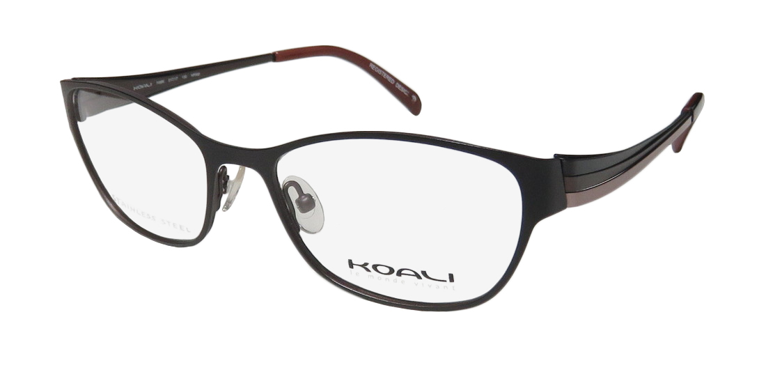 NEW KOALI 7499K WOMENS/LADIES CAT EYE FULL-RIM BLACK / BROWN / BLUSH ...