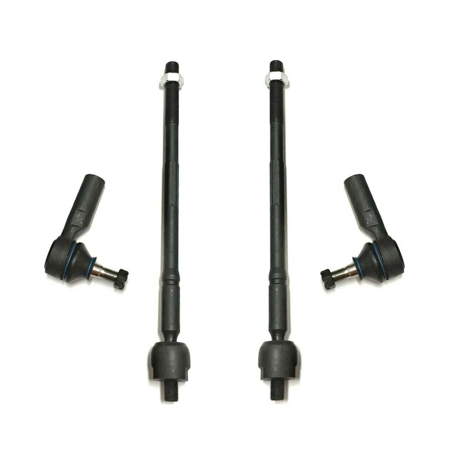 NEW Kit Front Driver & Passenger Inner + Outer Tie Rod Ends Steering ...