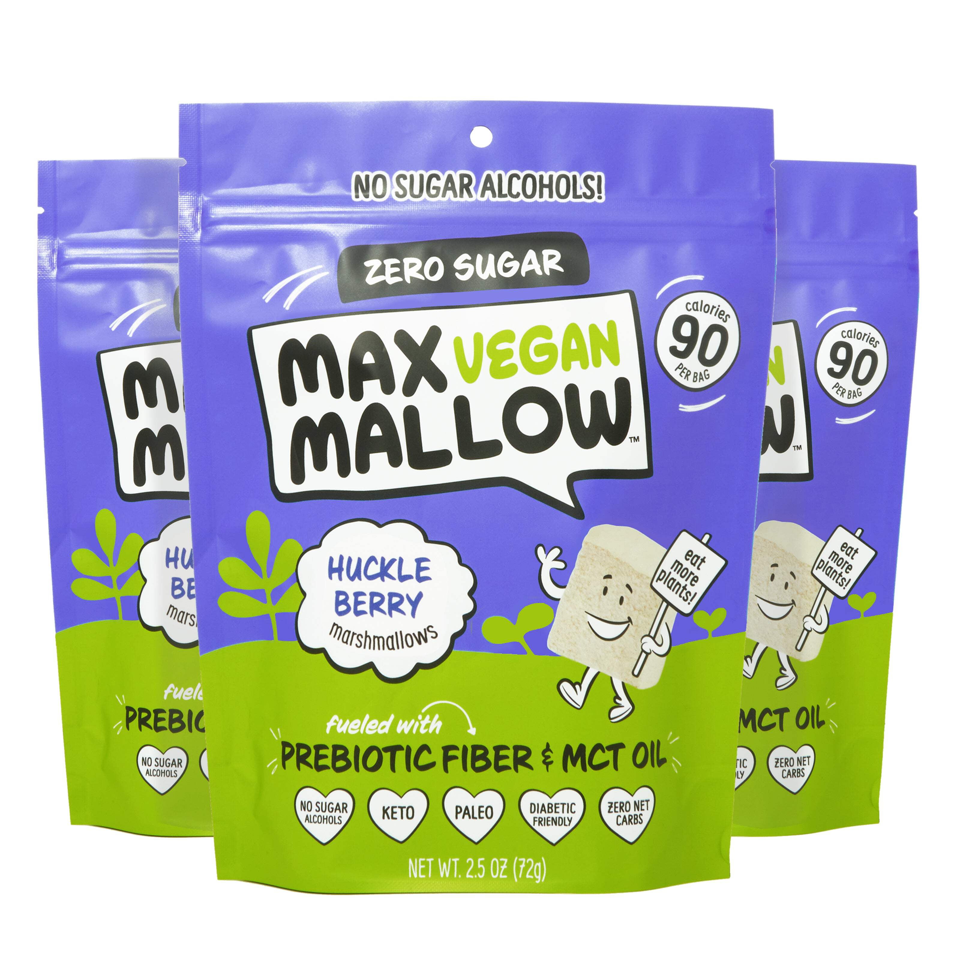 NEW Know Brainer Max Sweets Snacks Low Carb Vegan Huckleberry Max ...