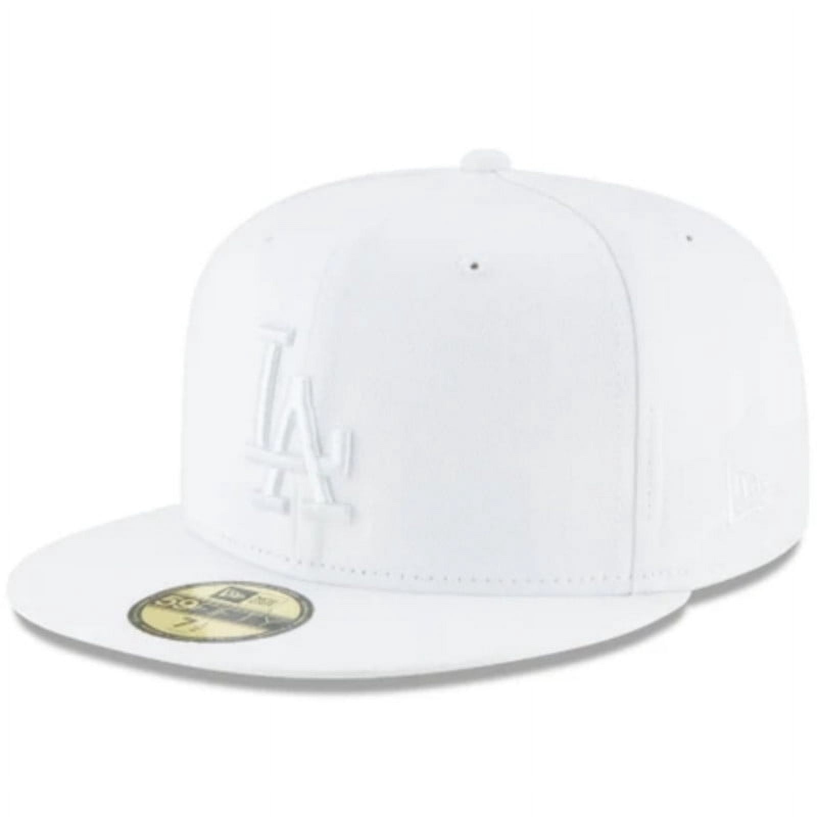 NEW LA Whiteout Basic Men's Fitted Baseball Cap - Walmart.com