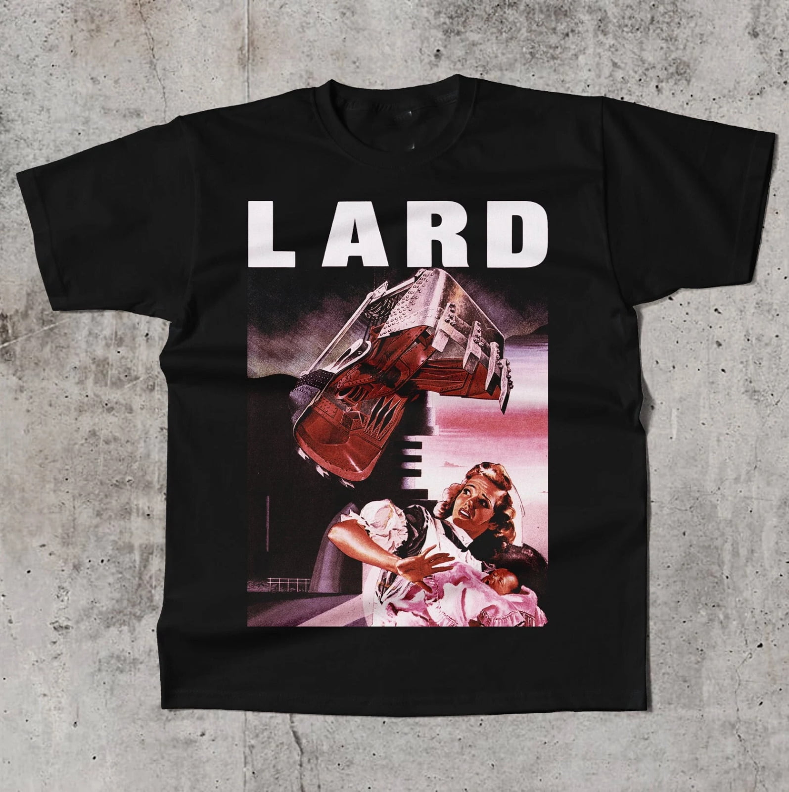 NEW LARD Band Short Sleeve For Men Women Black All Size Shirt - Walmart.com