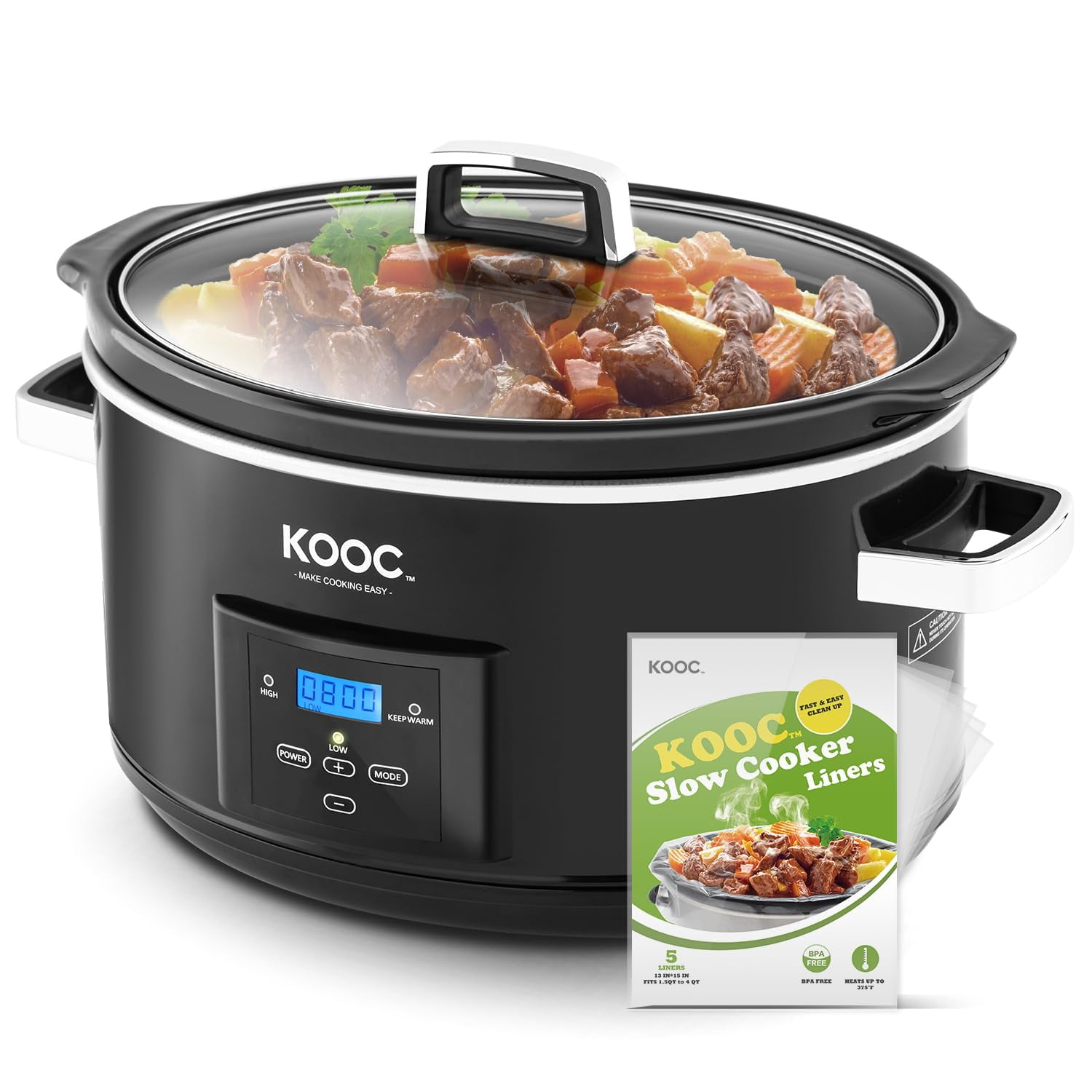 [NEW LAUNCH] 8.5-Quart Programmable Slow Cooker, Larger than 8 Quart ...
