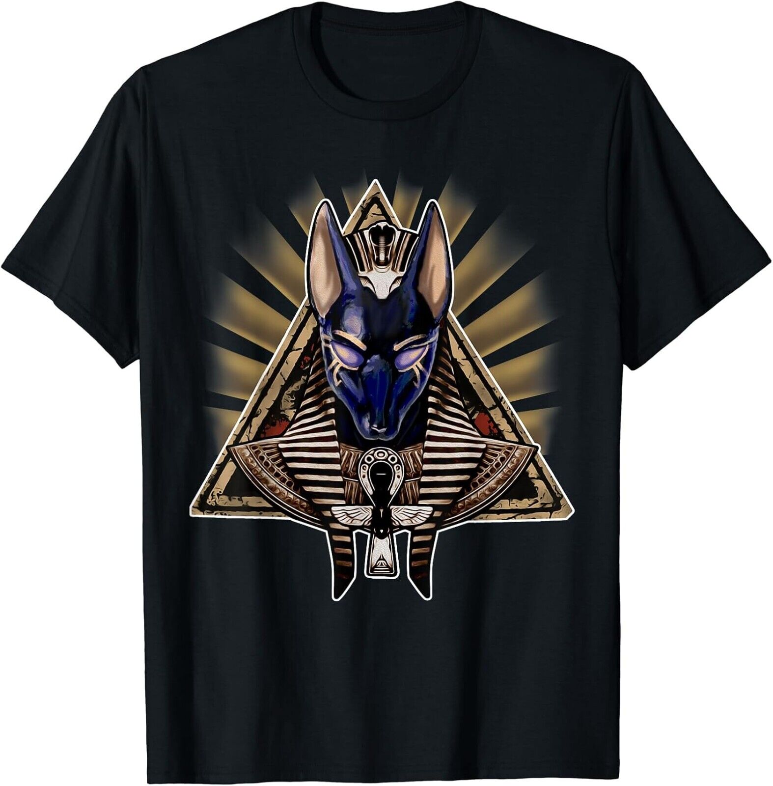 NEW LIMITED Ancient Egypt Pyramid Ankh Egyptian God Anubis Best T-Shirt ...